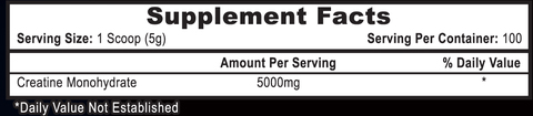 APS Creatine Monohydrate, 500 Grams at SameDaySupplements.com® for ...
