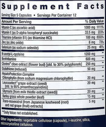 Anti-Alcohol Complex | Life Extension | Liver Health