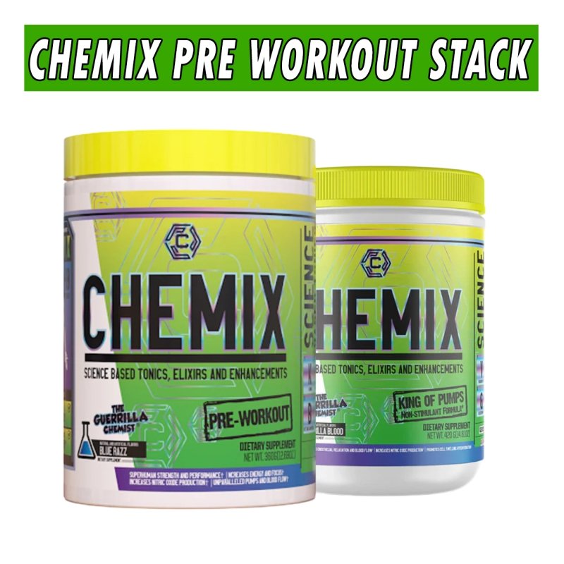Chemix Pre Workout Stack | Guerilla Chemist | Same Day Shipping