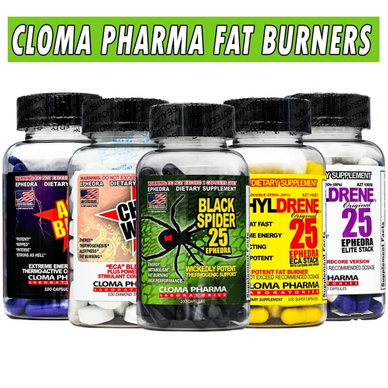 Cloma Pharma Fat Burner All-Star Collection | Free Shipping
