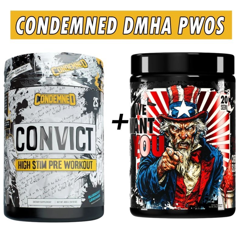 DMHA Pre Workout Bundle | Condemned Labz | Same Day Shipping