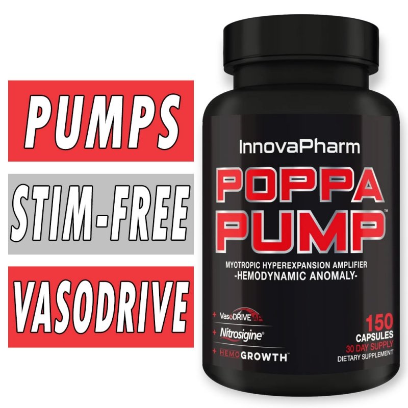 Poppa Pump | InnovaPharm | Stim Free Pump Complex