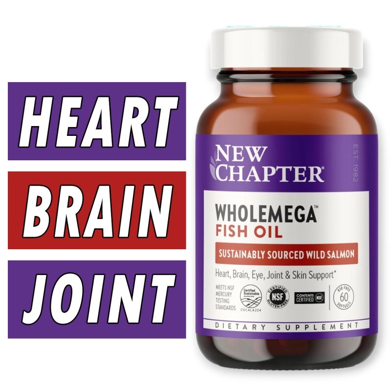 Wholemega Fish Oil | NEW Chapter | Same Day Shipping