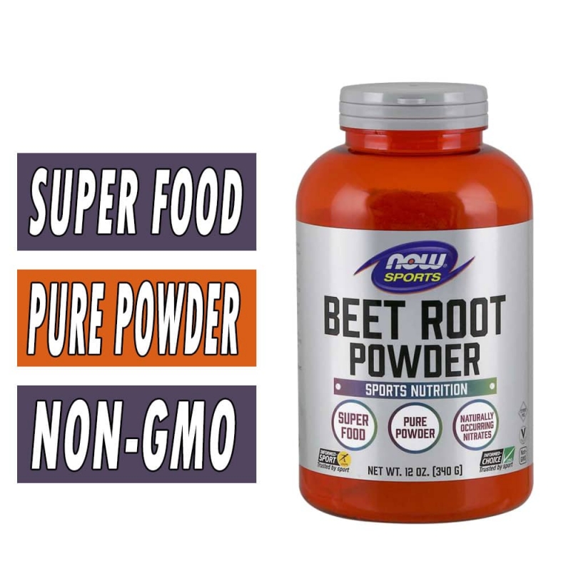 Beet Root Powder | Natural Nitrates | NOW Foods