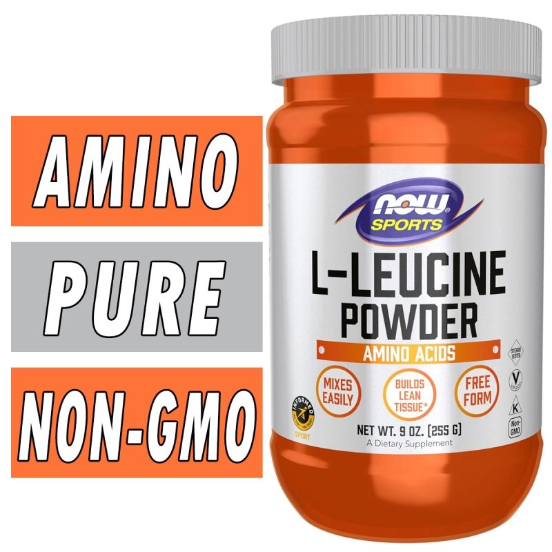 L-Leucine Powder | NOW Foods | Same Day Shipping