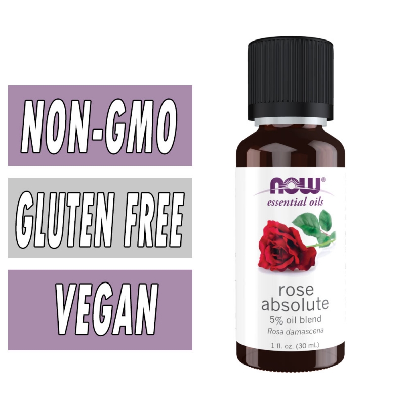 Rose Absolute Oil Blend | Essential Oils | NOW Foods