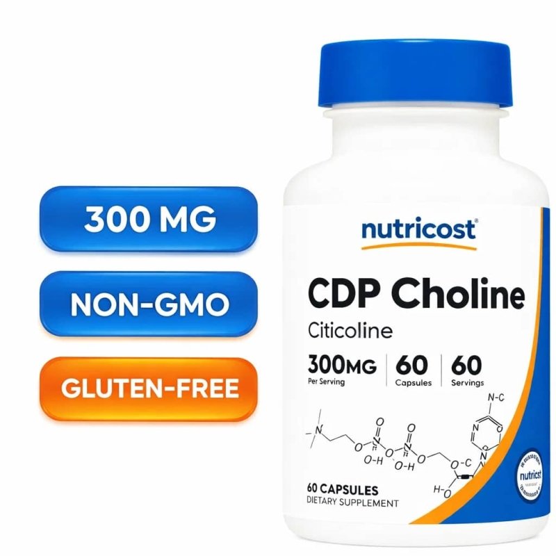 CDP Choline | Nutricost | Same Day Shipping