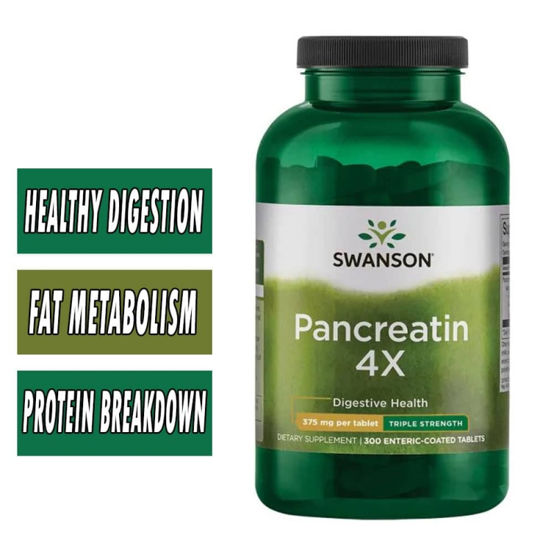 Pancreatin 4X | Swanson | Digestive Health