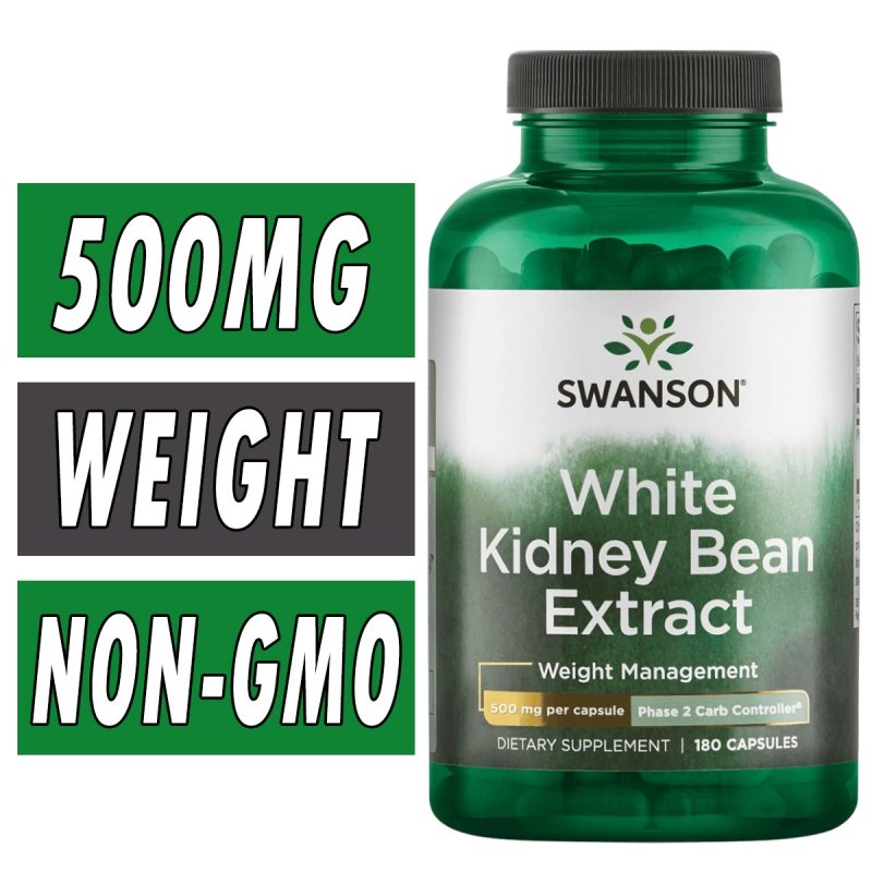 White Kidney Bean Extract | Swanson | Same Day Shipping