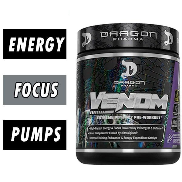Venom Pre Workout (Buy 2 for $30 Each) | Dragon Pharma