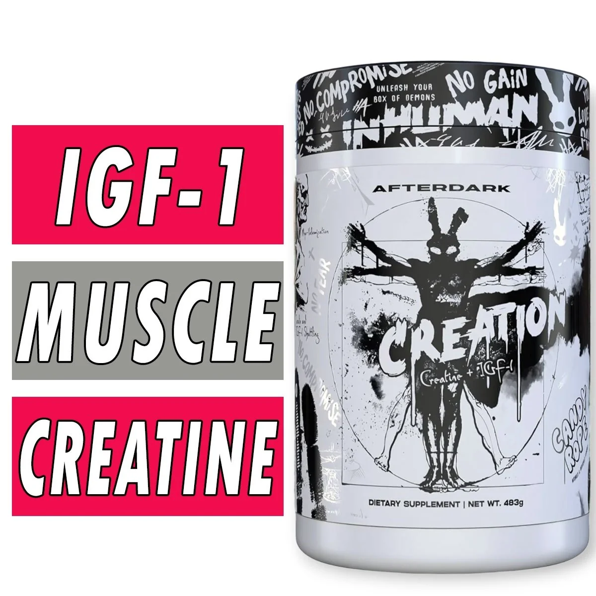 Creation Creatine + IGF-1 | AfterDark | Same Day Shipping