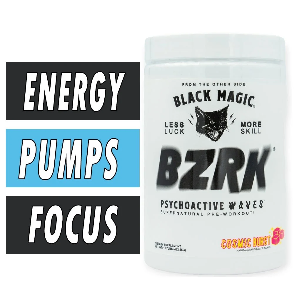 BZRK Pre Workout | Black Magic | Buy 2 for $35 EA