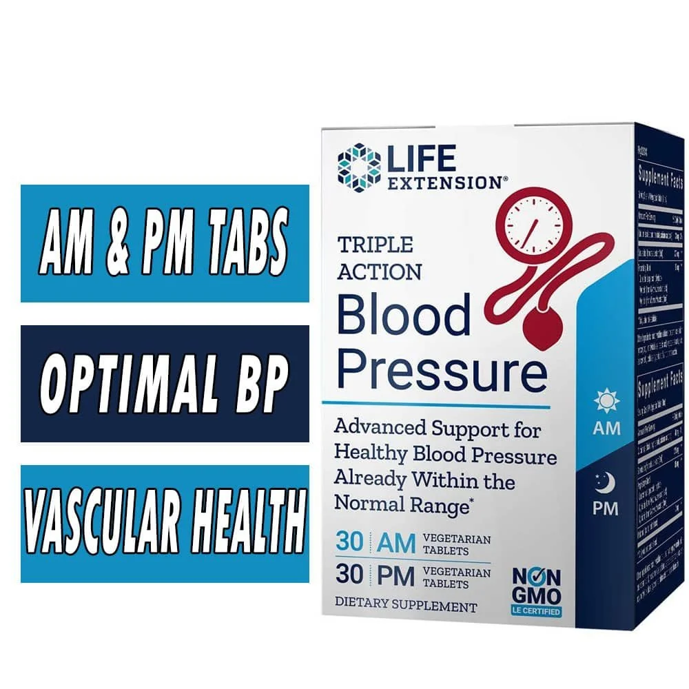 Triple Action Blood Pressure | Life Extension | Optimal BP