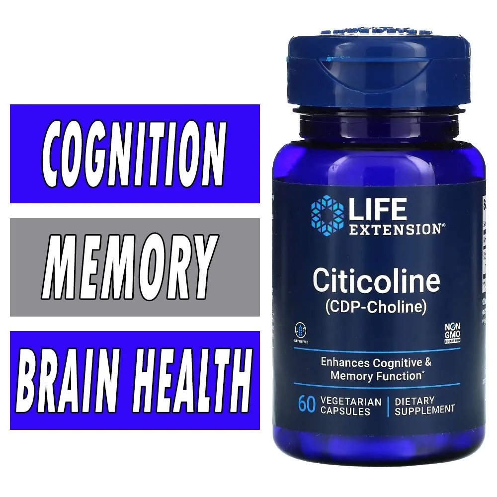 Citicoline (CDP-Choline) | Life Extension | Brain Health