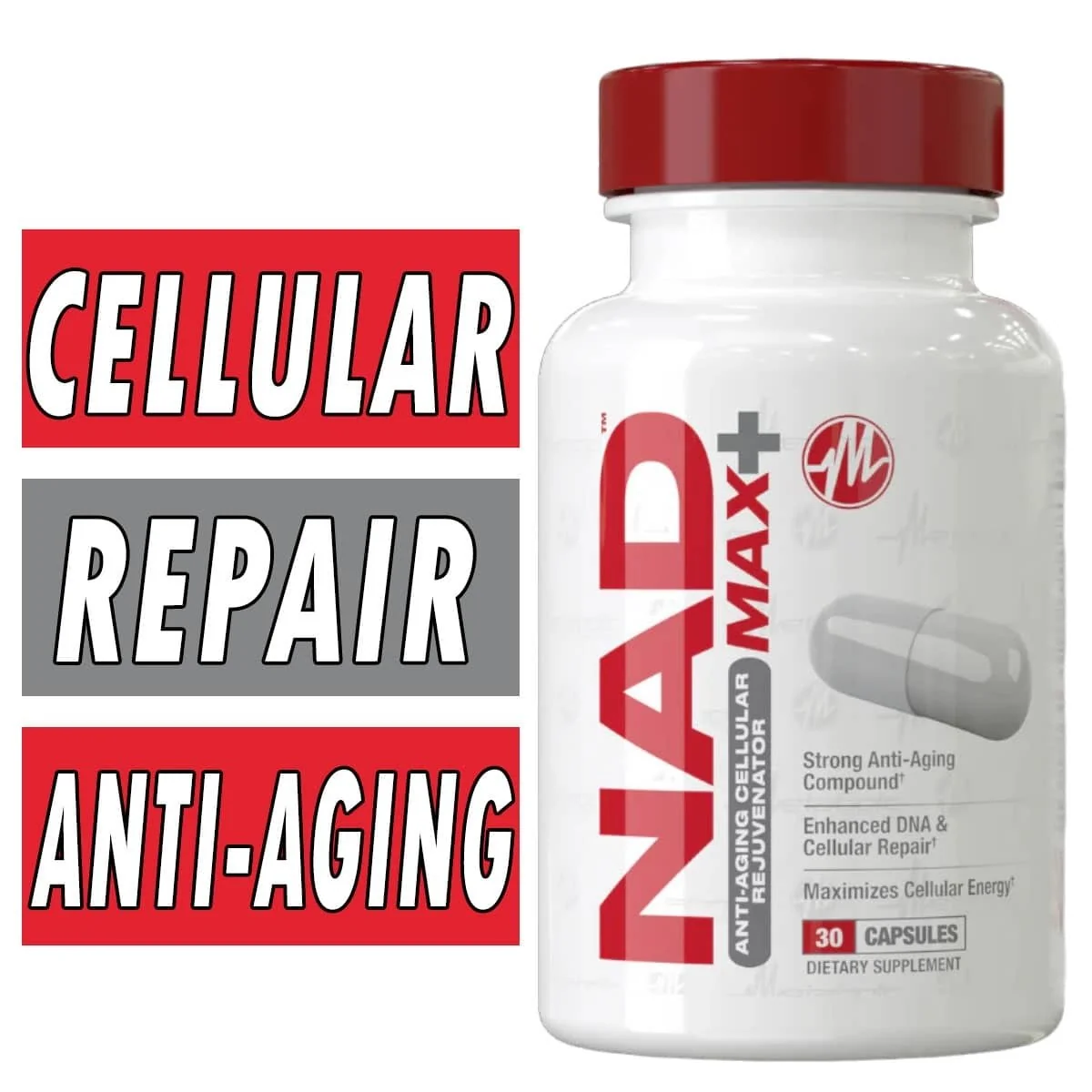NAD MAX+ | Metabolic Nutrition | Same Day Shipping