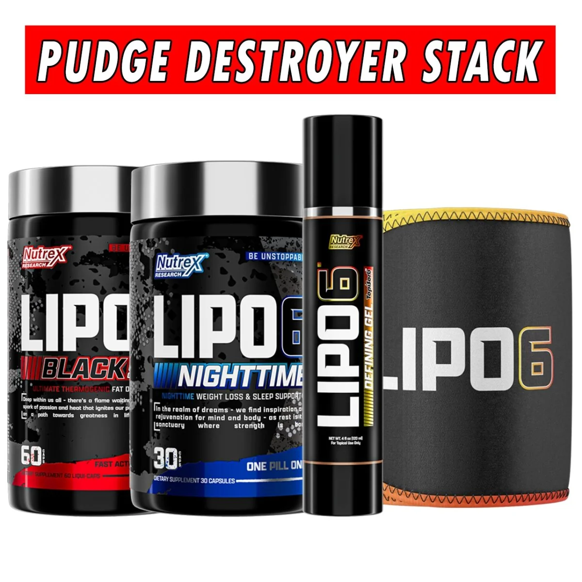 Pudge Destroyer Stack | Nutrex | Same Day Shipping