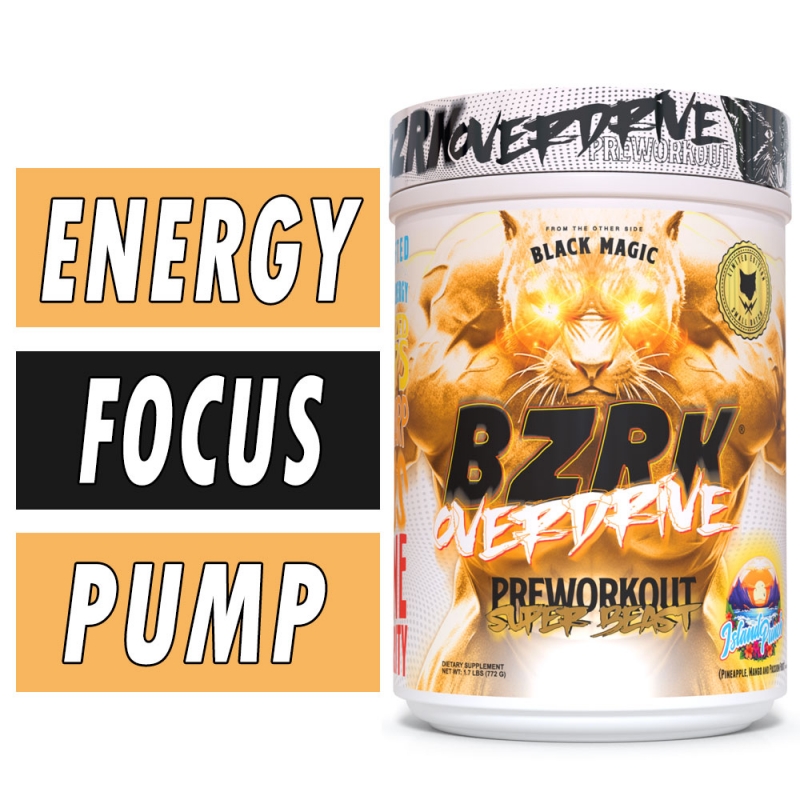 BZRK Overdrive | Black Magic Supps | Pre Workout