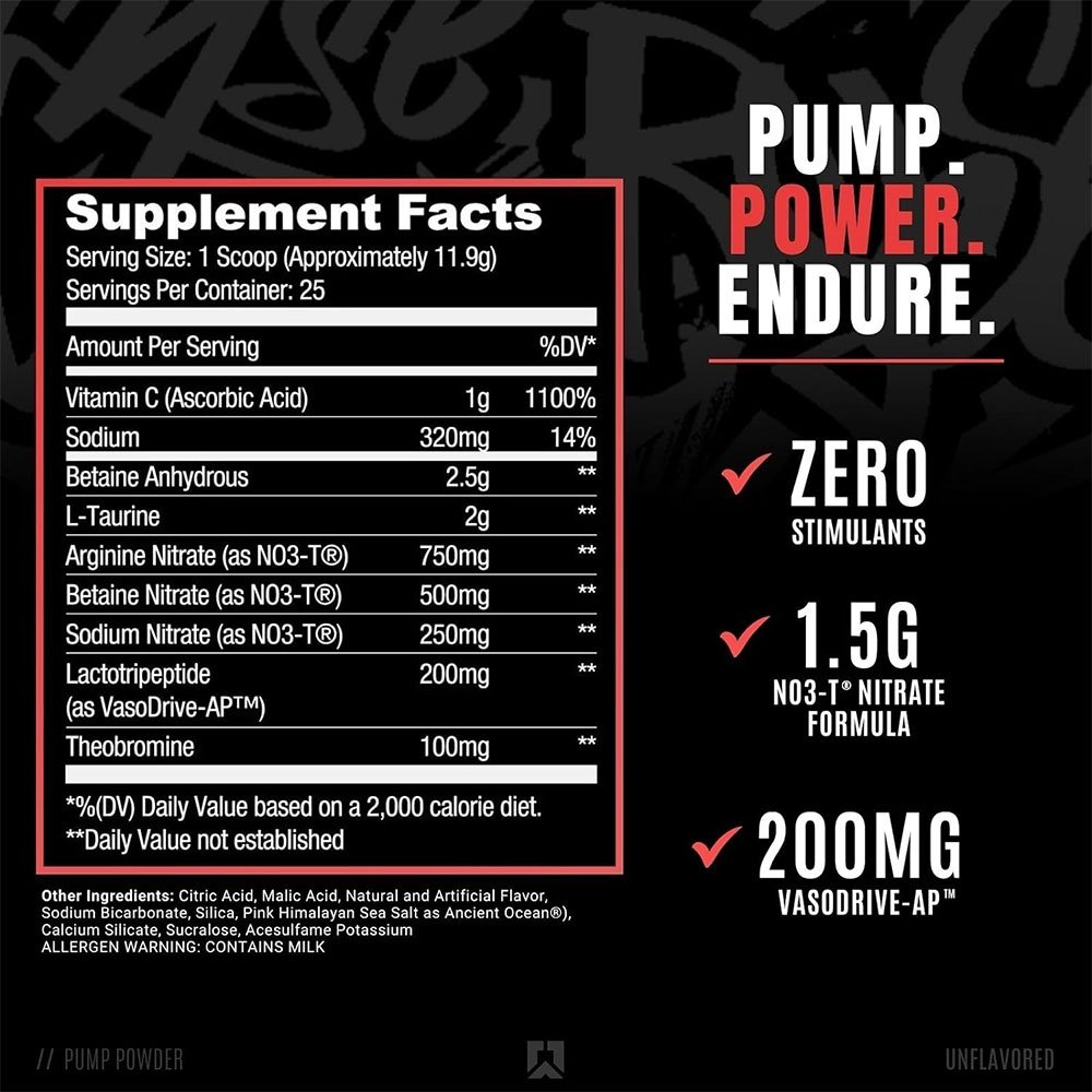 Ryse Blackout Pump | Stim Free | Pump Complex