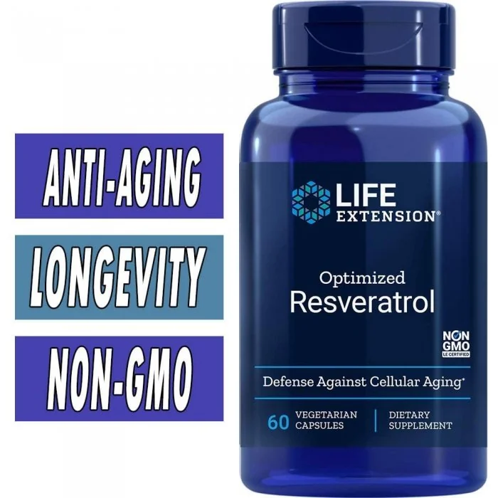 Optimized Resveratol | Life Extension | Anti-aging