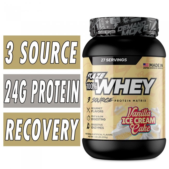 Raze Whey Protein | REPP Sports | 3 Source Protein Matrix