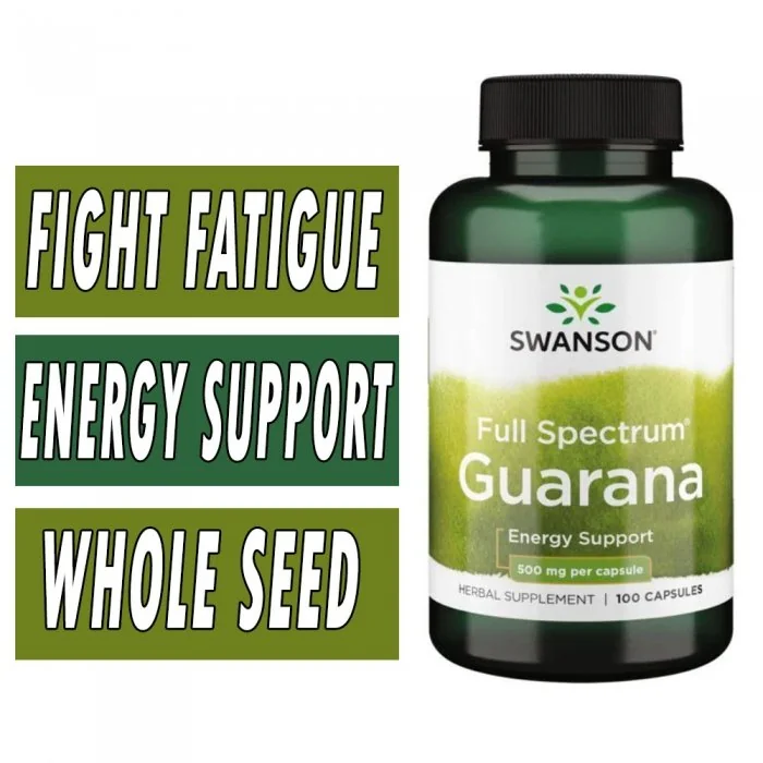 Full Spectrum Guarana | Swanson | Energy Support