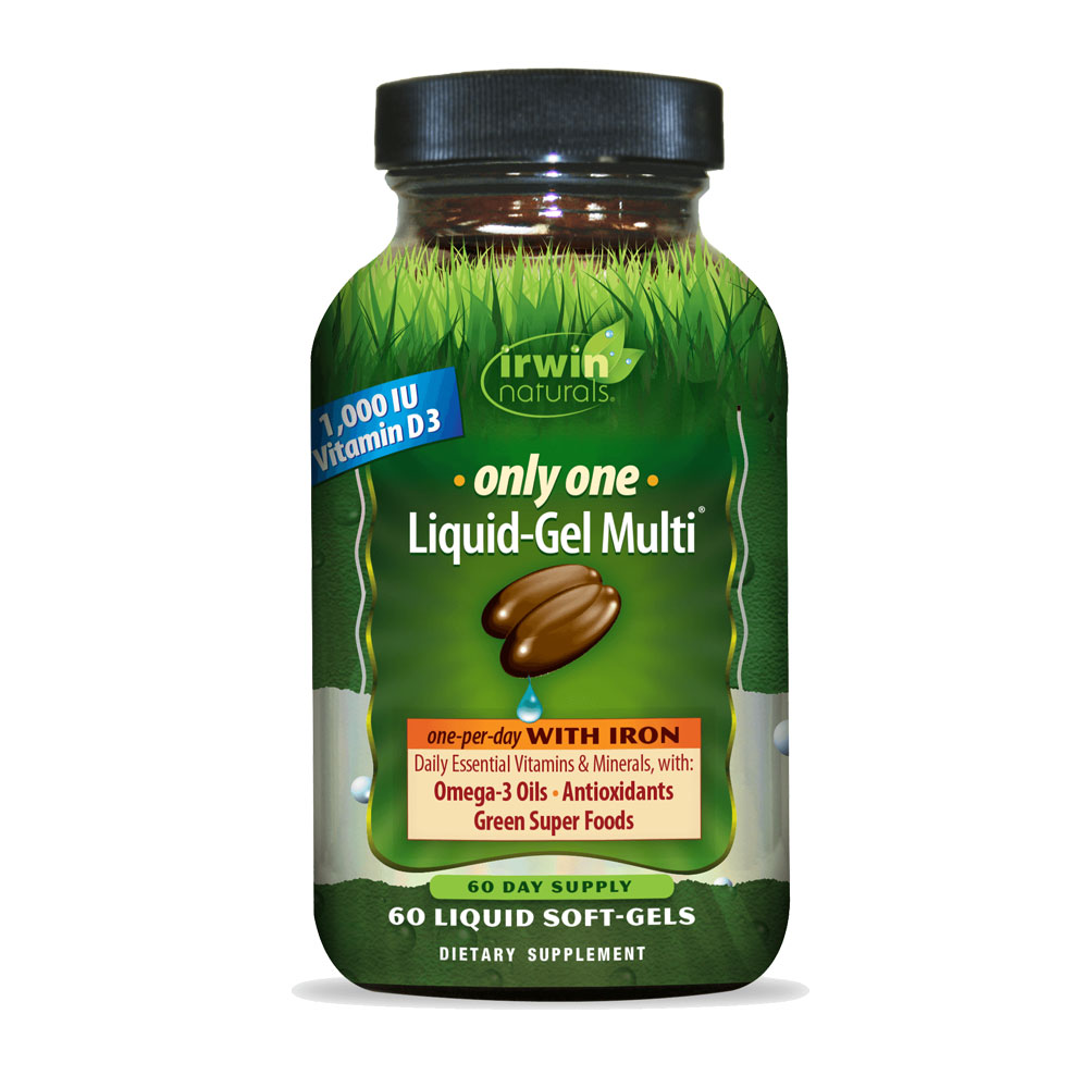 Only One Liquid-Gel Multi | Irwin Naturals | Comprehensive Nutrition